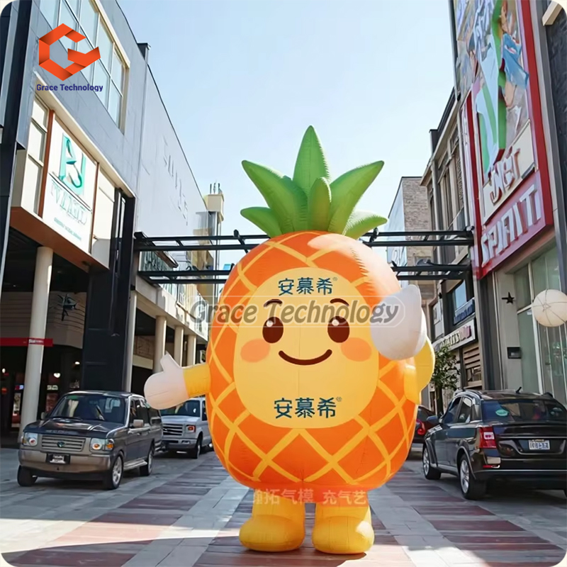 Amazing Giant Pineapple Concert Stage Booth Giant Inflatables Dj Party ...