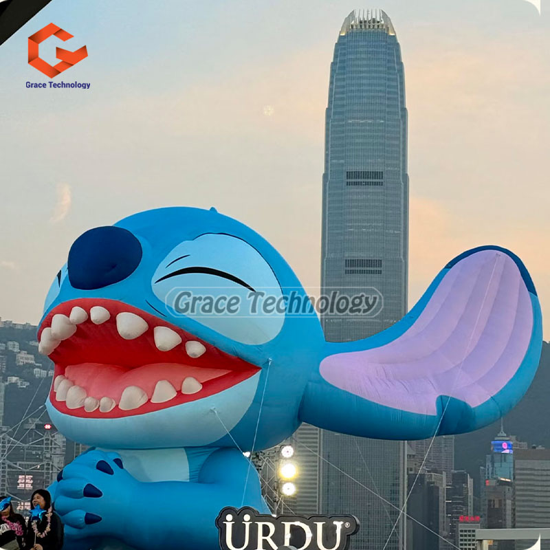 Giant Inflatable Stitch Character Model for Advertising Decoration