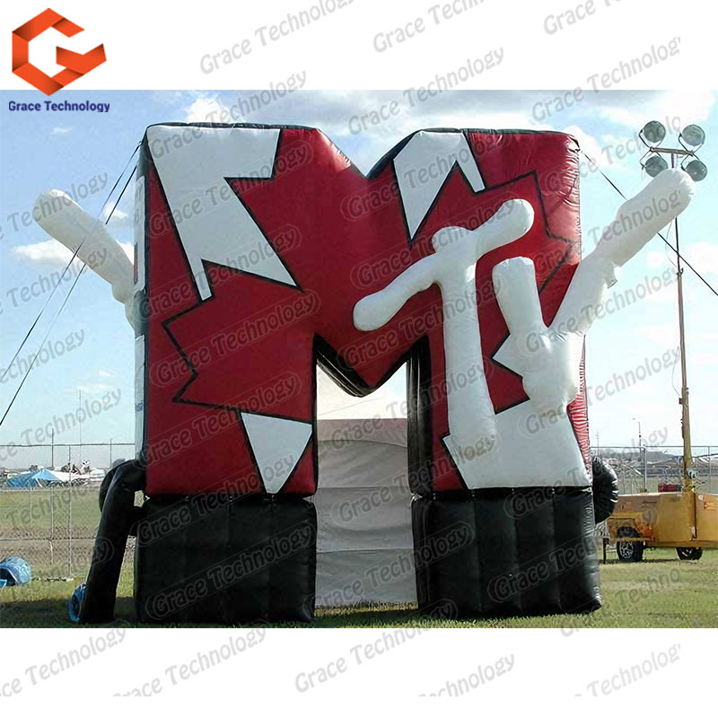 Huge Inflatable Number Advertising Inflatable Billboard Sign Logo Wall ...